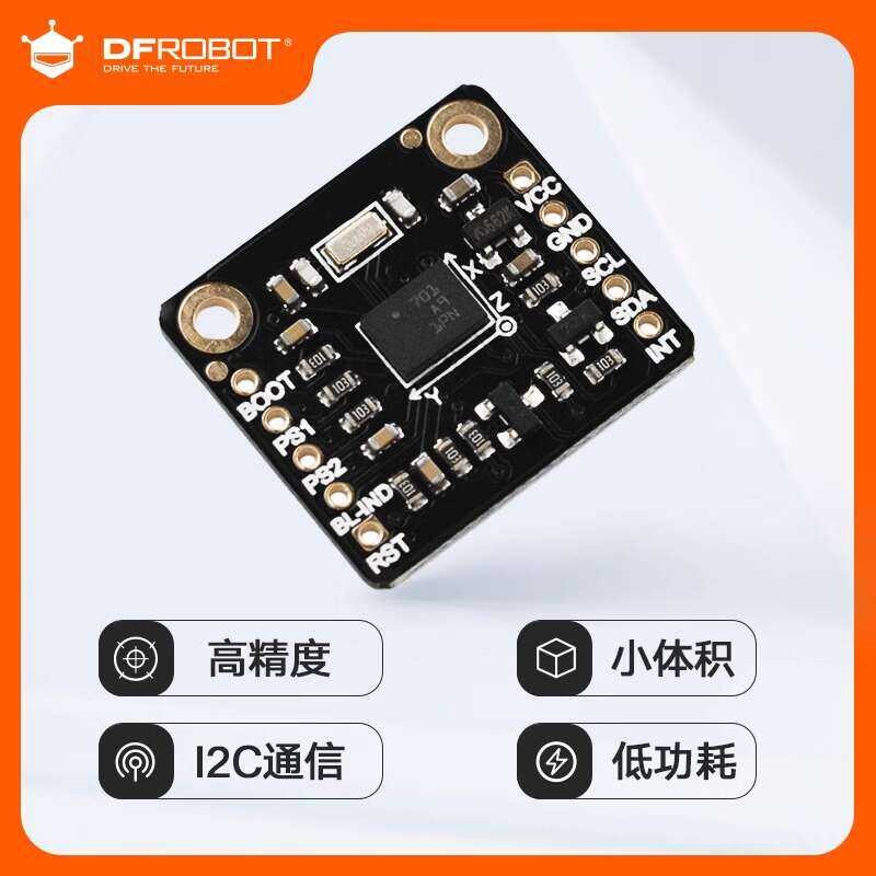 DFRobot BNO055 Intelligent Nine-Axis Accelerometer Sensor Module ...