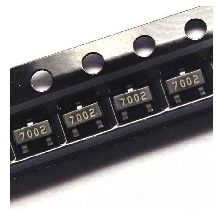 2N7002 SOT-23 SMT transistor silk screen 702 N-channel enhanced MOS transistor field-effect tra ...