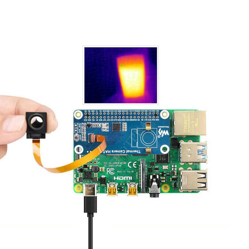 Raspberry Pi camera infrared thermal imager sensor module 45 ° field of ...
