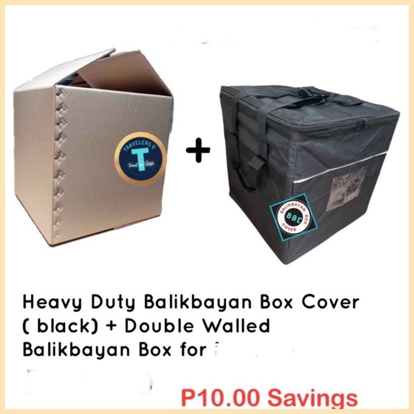 Heavy Duty Balikbayan Box Cover Black PlusDouble Walled Balikbayan Box ...