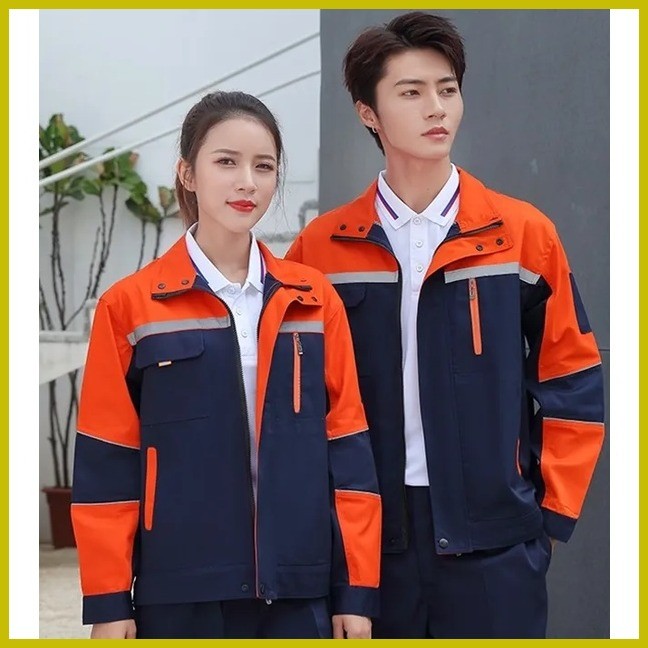 Unisex】Safety jacket work clothes construction clothes labor insurance ...