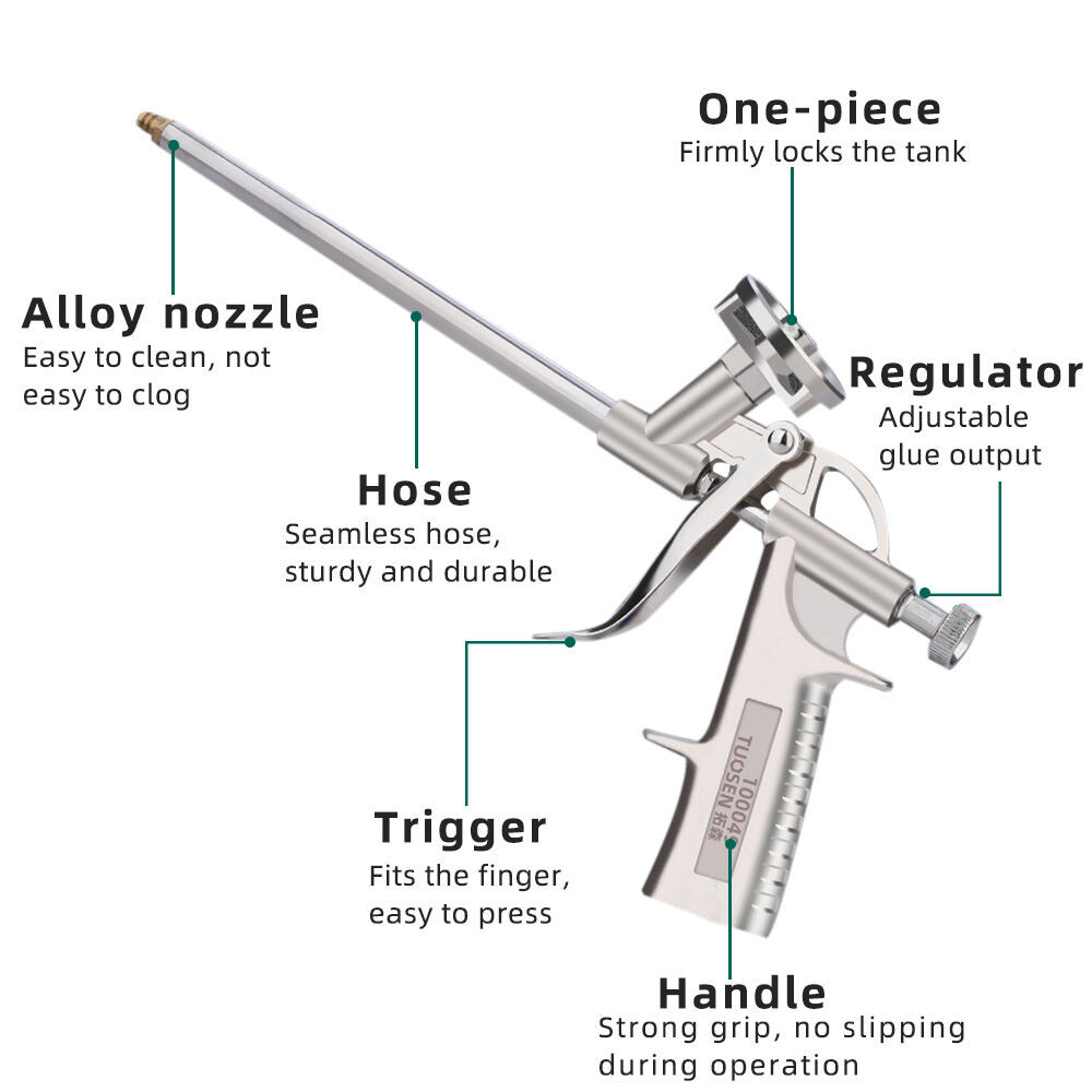 PU Foam Spray Gun - Heavy-Duty Expanding Sealant Tool for Polyurethane ...