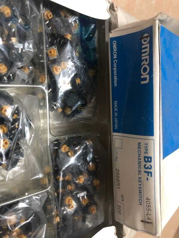 Japan OMRON touch switch B3F-4055-L4 handle height 4MM 12 × 12MM brand ...