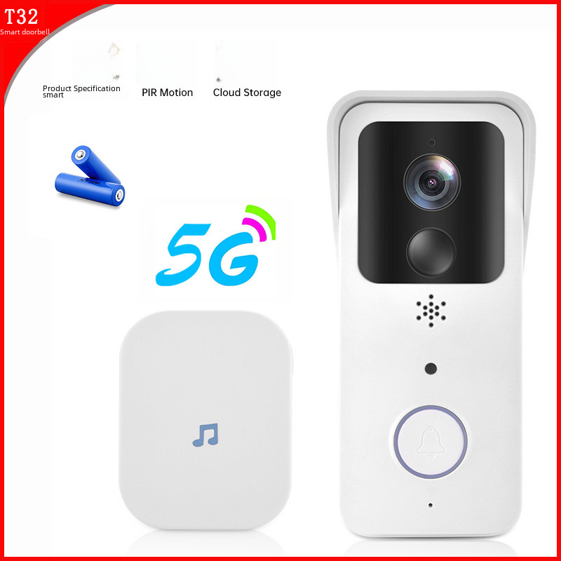 Tuya Smart Home 5G Video Doorbell Tuya Wireless Remote Home Video Voice ...