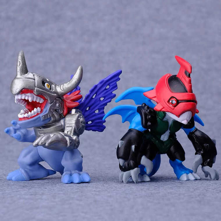 Hand-Handed Digimon Tyrannosaurus Agu Beast Mechanical Blue Dragon ...