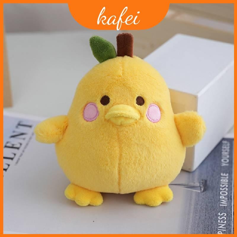 Yellow Cute Pear Plush Duck Soft Doll Hugging Pillow For Children Gift ...