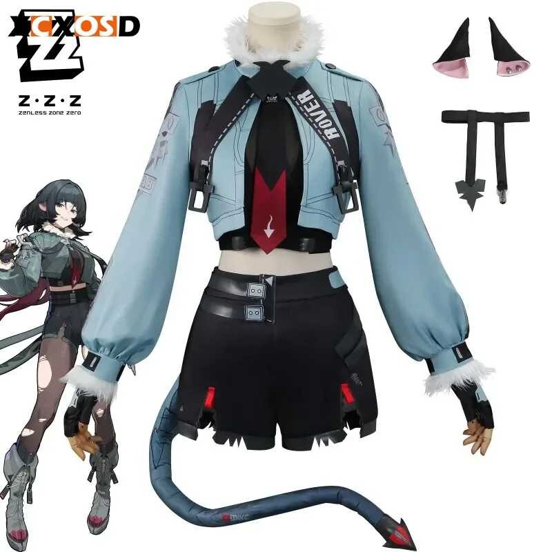 Zenless XCSD Zone Zero Jane Doe Cosplay Costumes Game Anime Roleplay ...