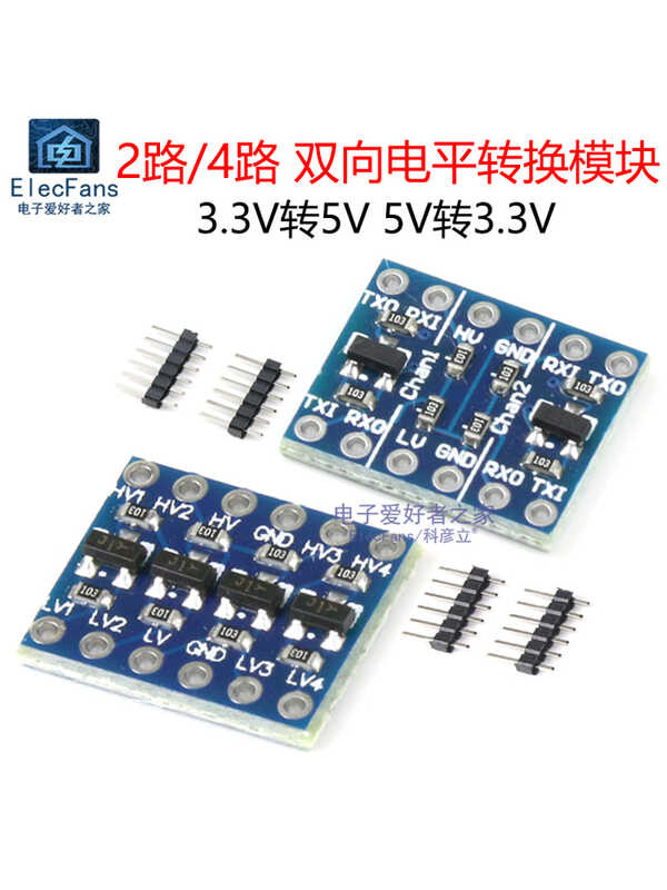 2/4-channel bidirectional level voltage conversion module board 3.3V-5V ...