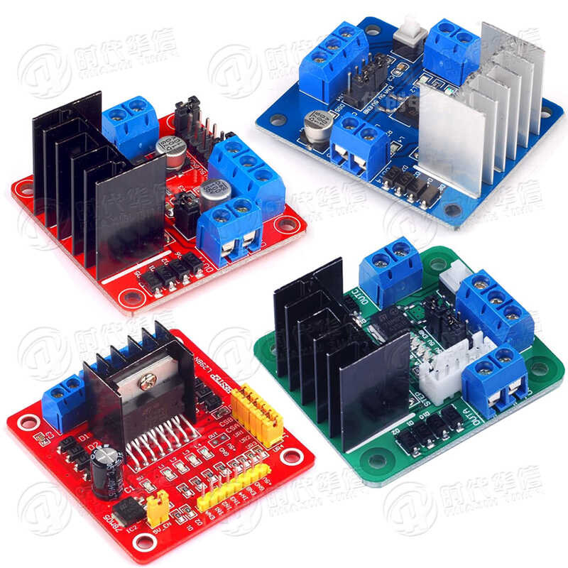 L298N stepper motor drive board module driver robot intelligent car ...