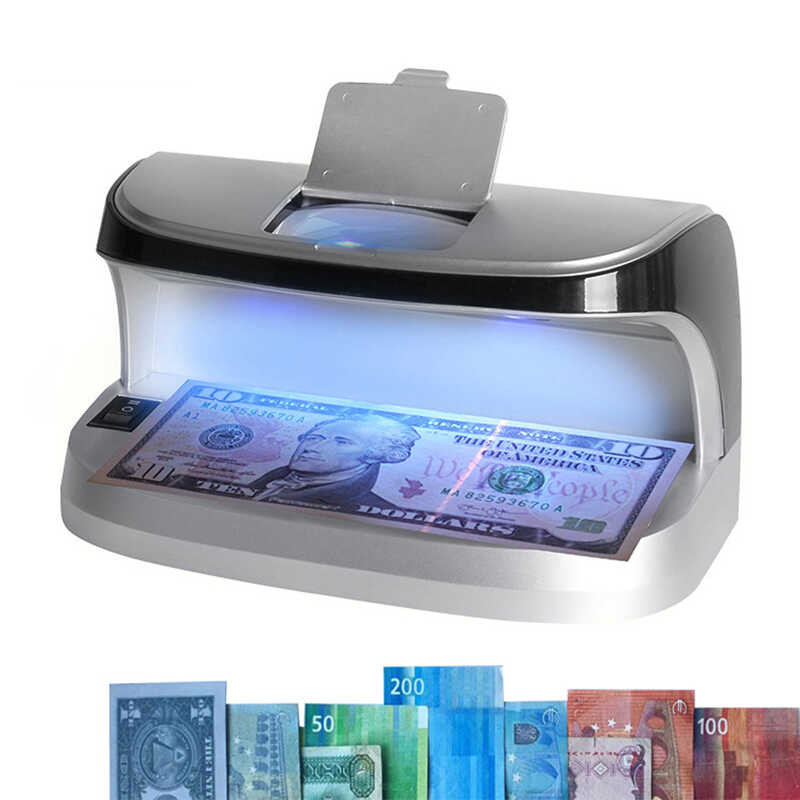 Light LED Banknote Detector Portable Banknote Detector Foreign Currency ...