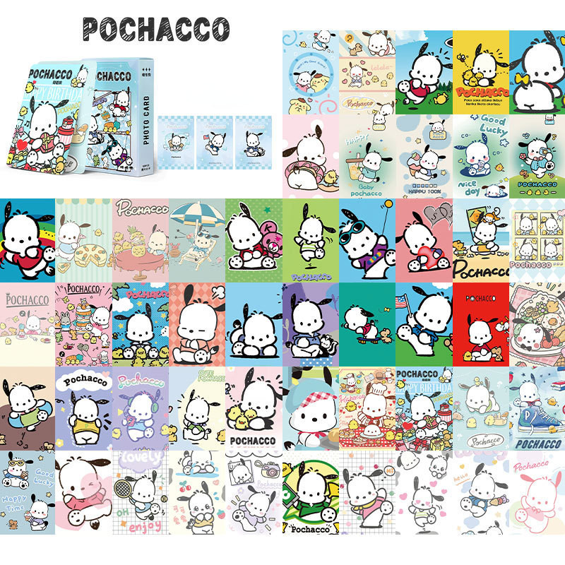50pcs KT Melody Kuromi Cartoon Flash Card Anime Character Card ...