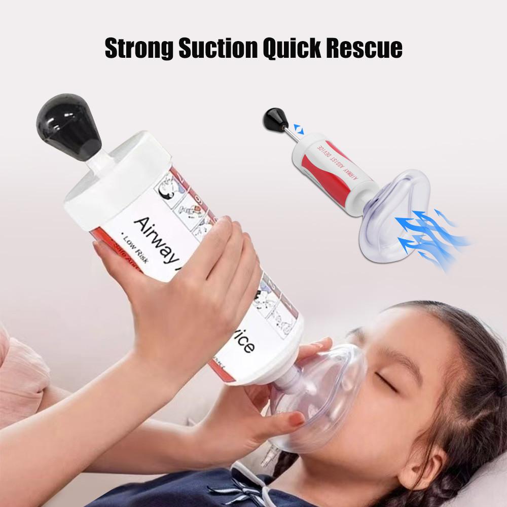 Suolaer Upgrade Choking Emergency Life Saving Suction Vac Anti Choke ...