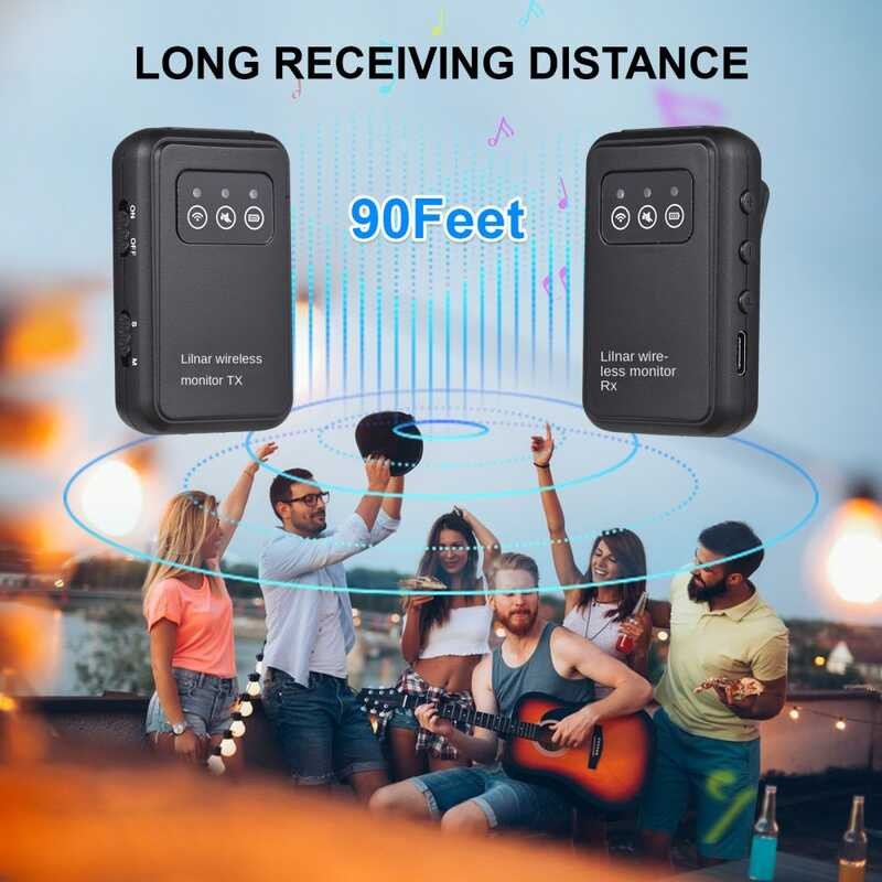 Wireless 2.4G IEM System with Transmitter Receiver Automatic Pairing ...