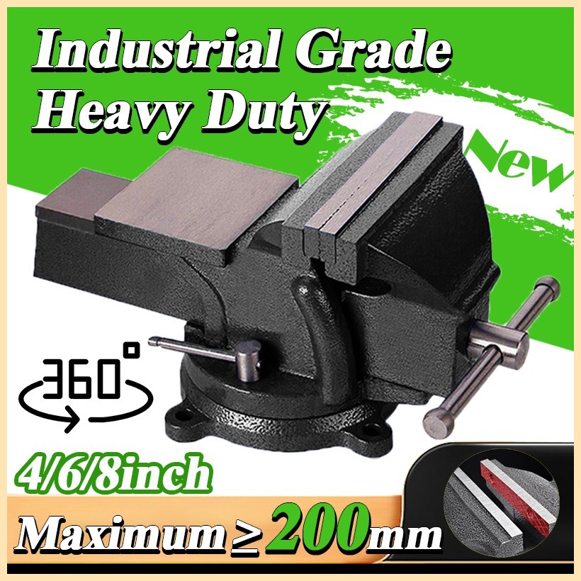 2024 Shock protection 360° No cracking Bench Vise 4" 6" 8"(inch) Heavy ...
