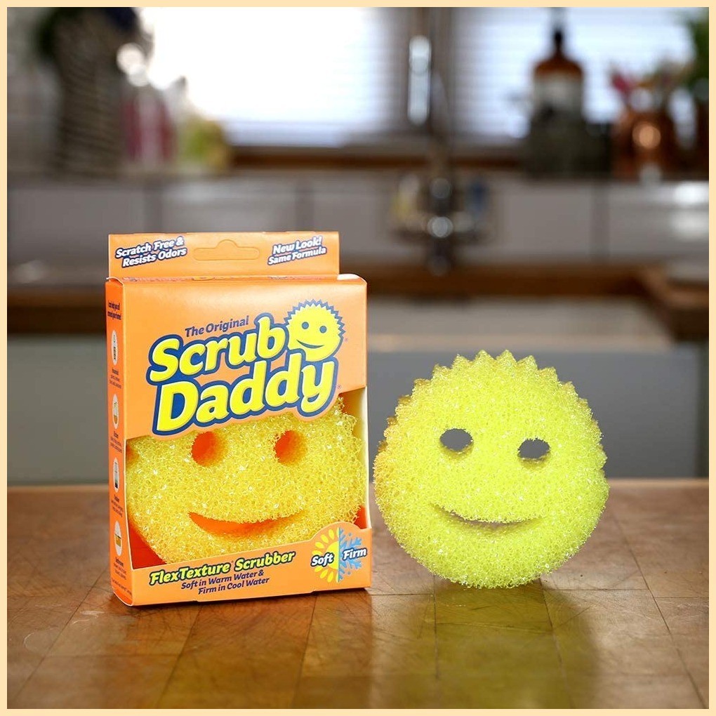 Scrub Daddy Original Yellow Flex Texture Scrubber Sponge ♆ | Shopee ...