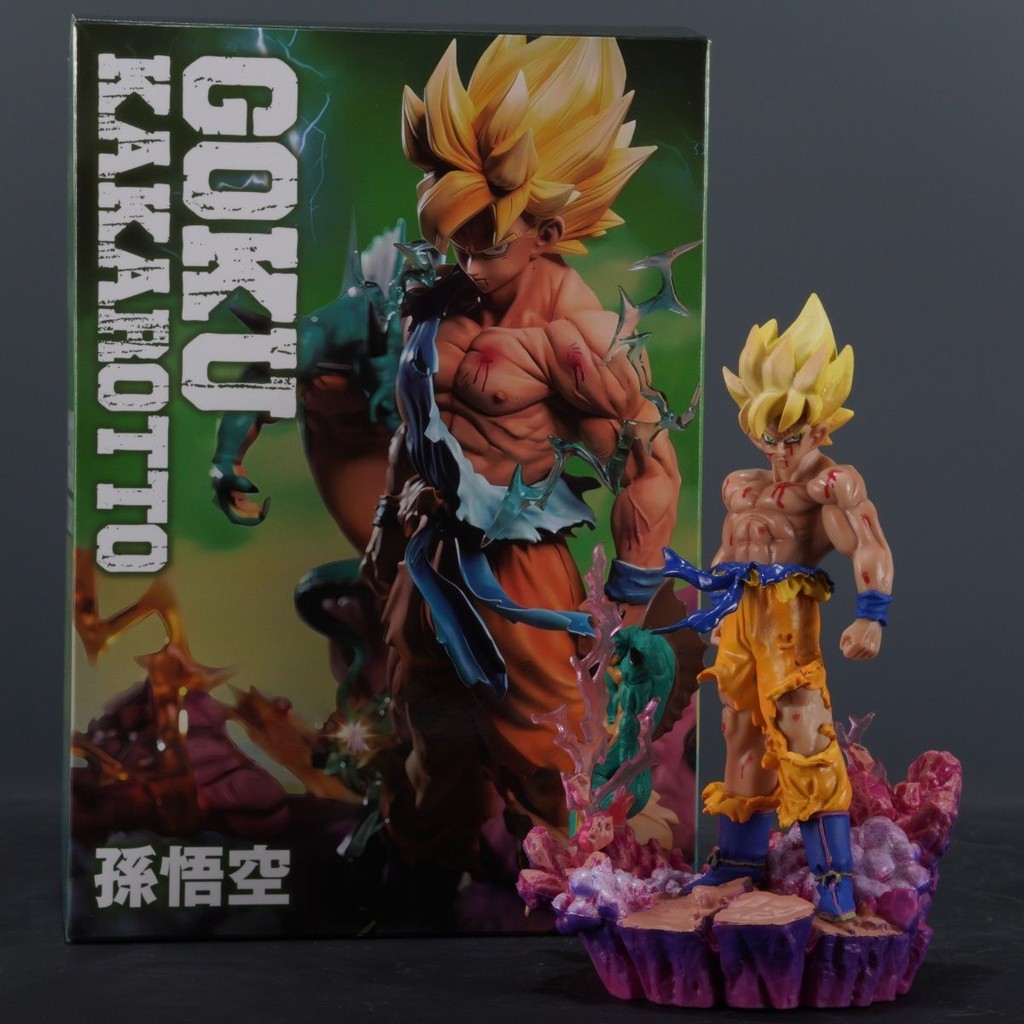 Dragon Ball GK Battle Damage Sun Wukong Divine Dragon Scene Handmade ...