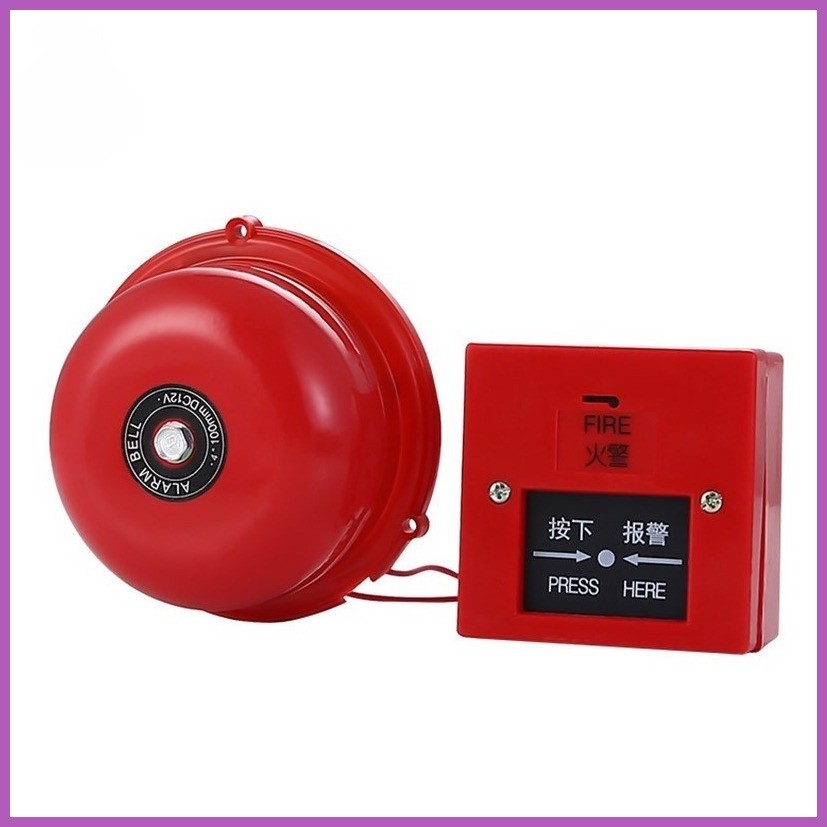 Uniono Fire Alarm Bell 4in 220V & Manual Call Point / Break Glass ...