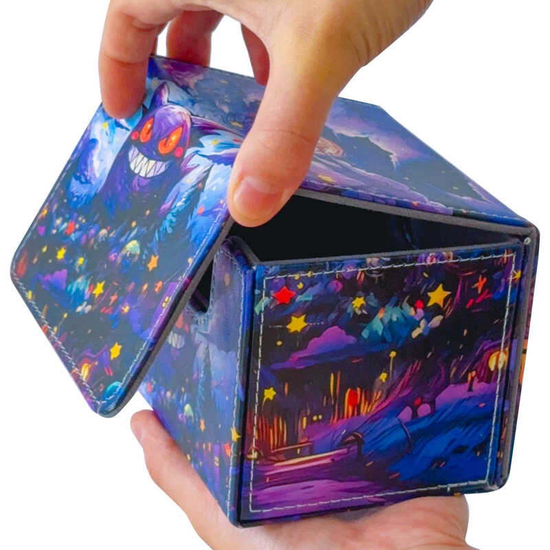 Anime Gengar Deck Box The Starry Night Style Yugioh WS OCG PTCG Trading ...
