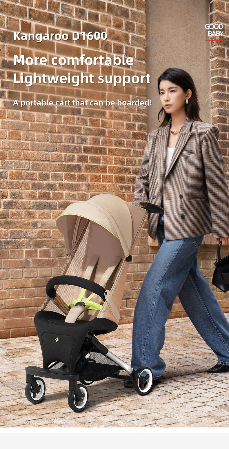gb kangaroo baby stroller lightweight foldable baby stroller can board ...