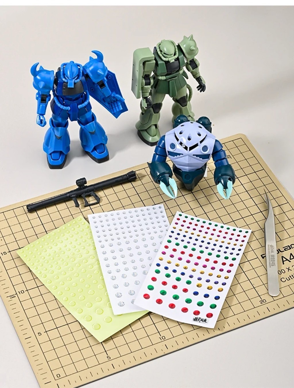 MSWZ MS-100A/B/C Mode Eye Sticker ZAKU One Eye Decal for Gundam Gunpla ...