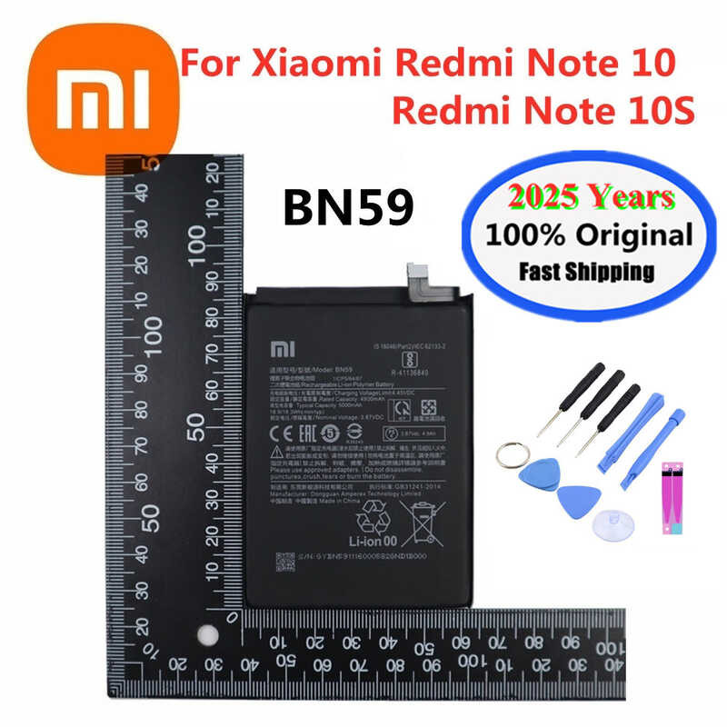 2025 Years 3Ba 2 Bn59 Original Battery For Xiaomi Redmi Note 10S 10 S ...