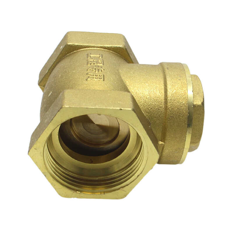 Brass Horizontal Check Valve Threaded Check Valve Straight Through Anti ...