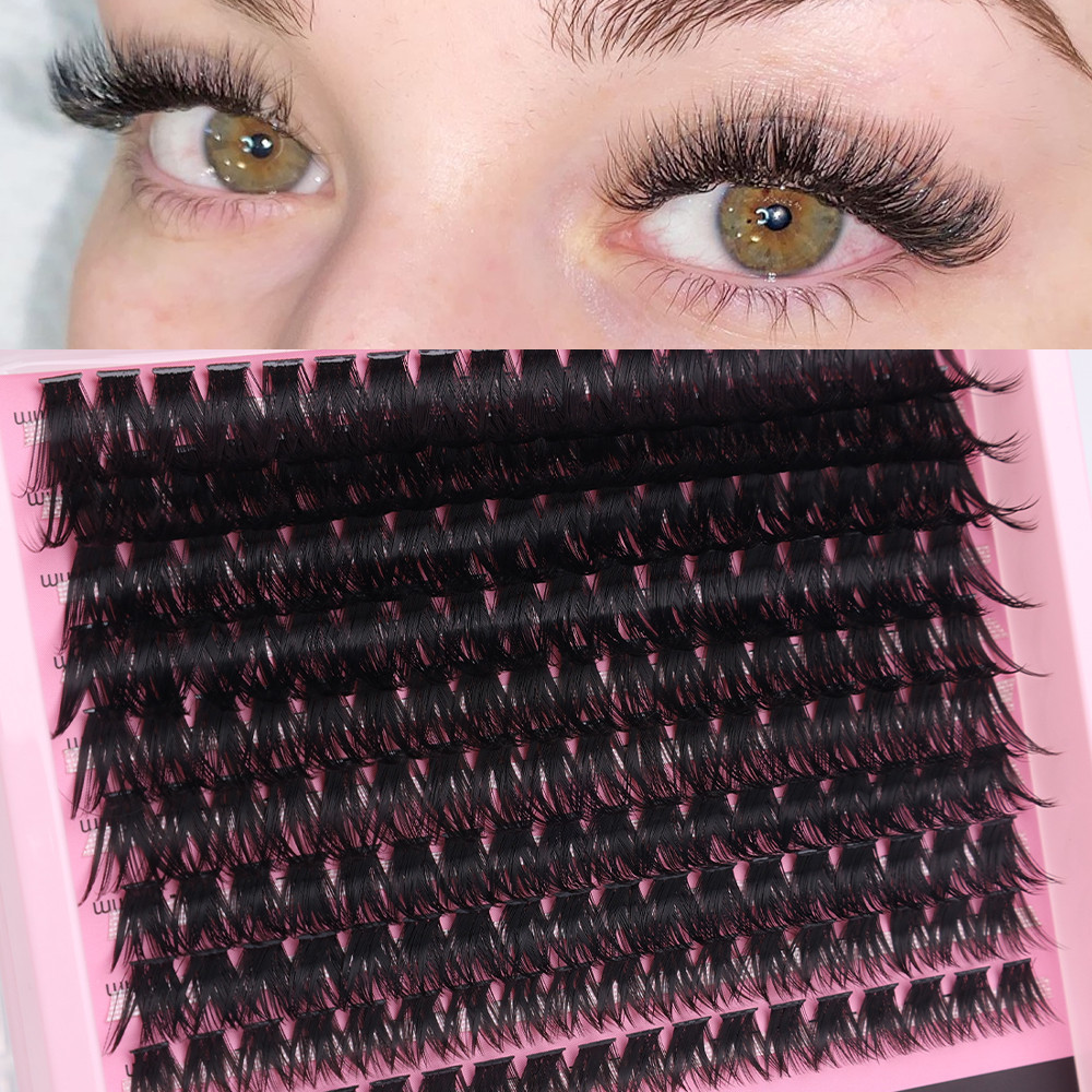 10 Row Segmented Messy Style Self Grafting False Eyelashes - DIY Anime ...