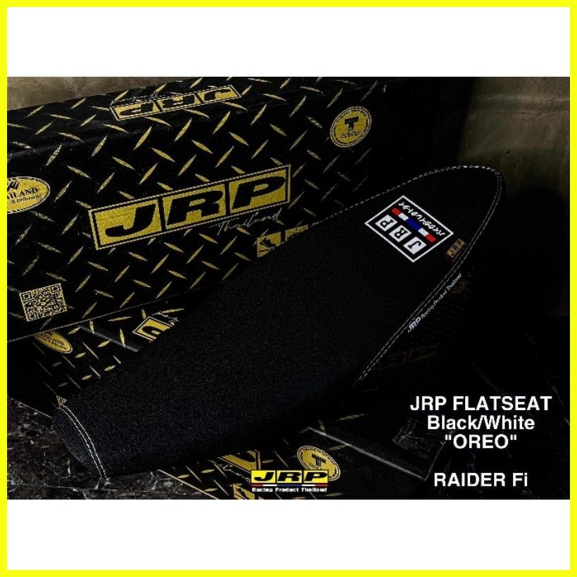 JRP FLATSEAT NEW LOGO OREO / DRY CARBON/ MIO / CLICK / NMAX V1 V2 ...