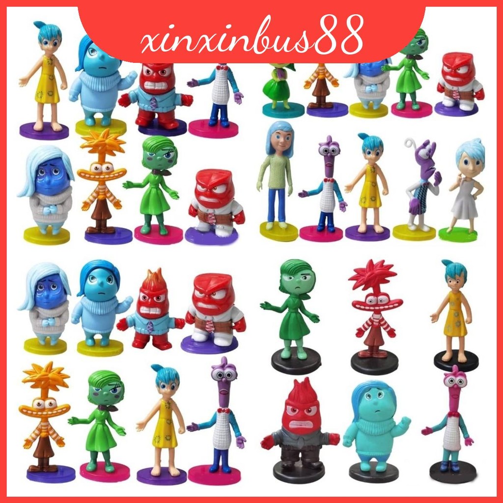 Beautiful Pvc 9-10cm Anime Figurines With Base 6 Piece Set Cartoon ...