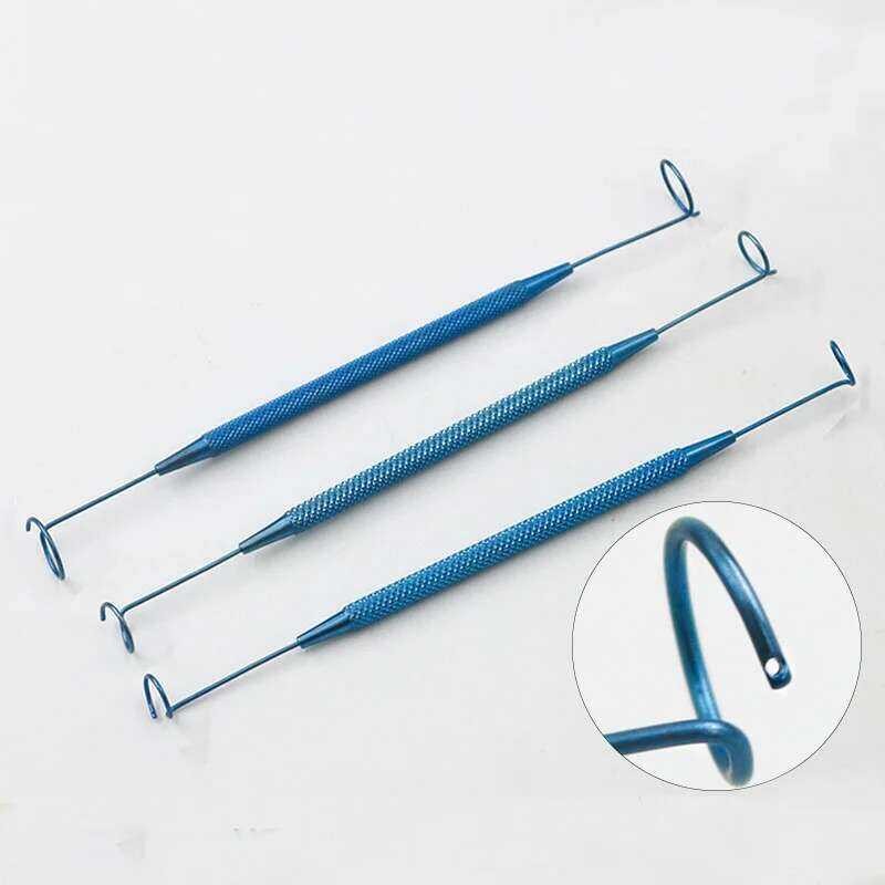 Tt Pig Tail Lacrimal Channel Doubleprobe Titanium Alloy Rinse Type Sa ...