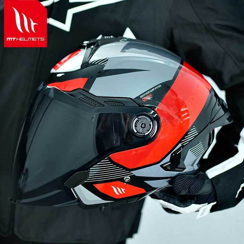 S MT Motorcycle Helmet ECE DOT Certifiion Half Helmet Men Cte Cascos ...