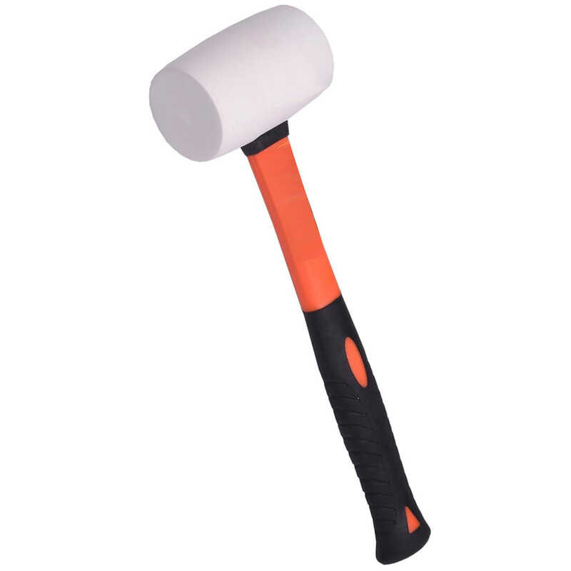 Rubber Plastic Handle Hammer, Floor Tile Installation Hammer, Wooden ...