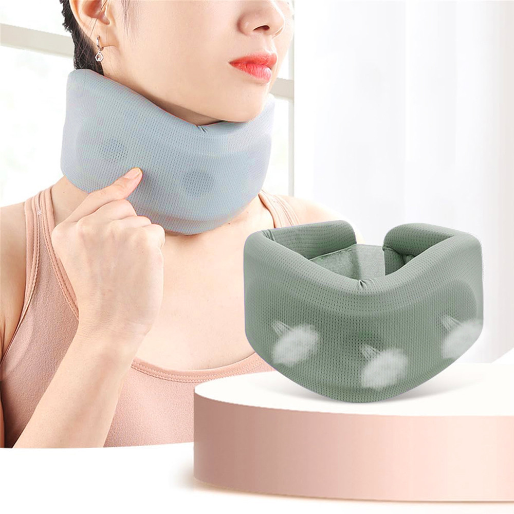 Soft Foam Neck Brace Care Neck Collar,Adjustable Neck Rest for Sleep ...