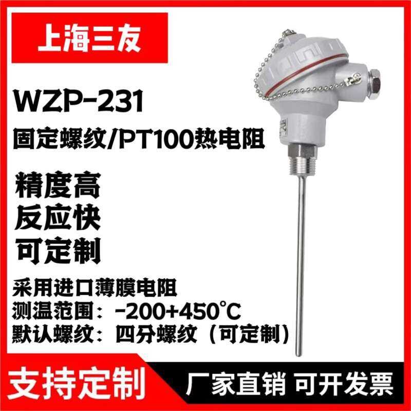 WZP-231/PT100 Platinum Thermistor/PT100 Temperature Sensor/Threaded ...