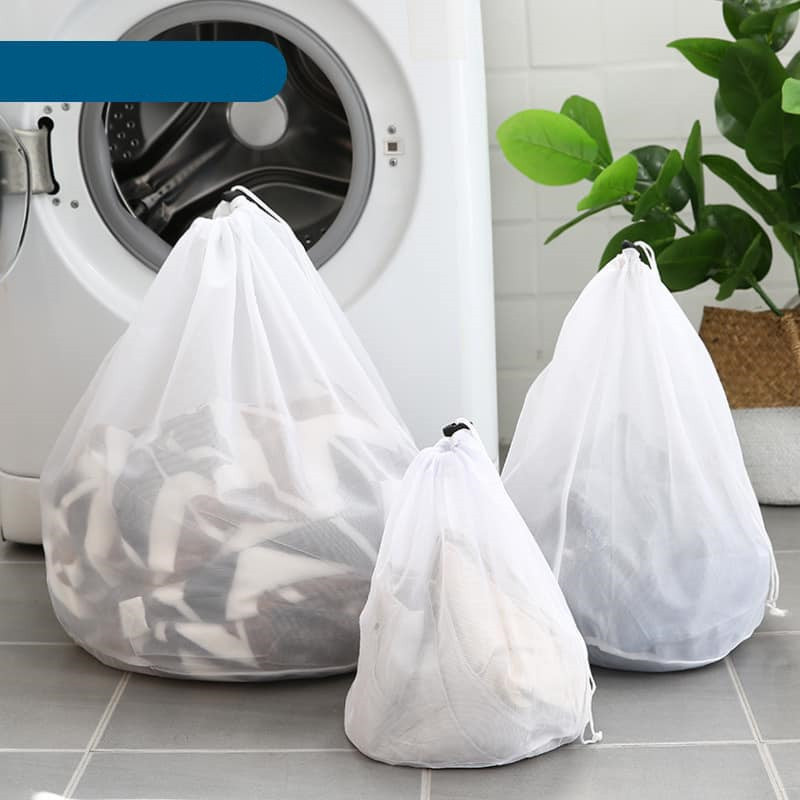 4Size Large Washing Net Bags, Fine Mesh Laundry Bag With Lockable ...