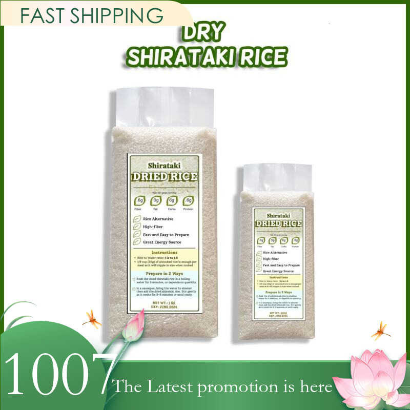 Zenfiber Dry Shirataki Rice - 1Kg / 500G | Shopee Philippines