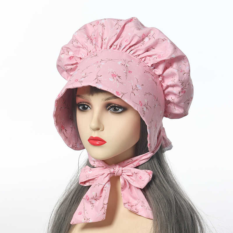Tt Tt Kababaihang Colonial Mop Cap Medieval Bonnet Para Sa Pioneer ...