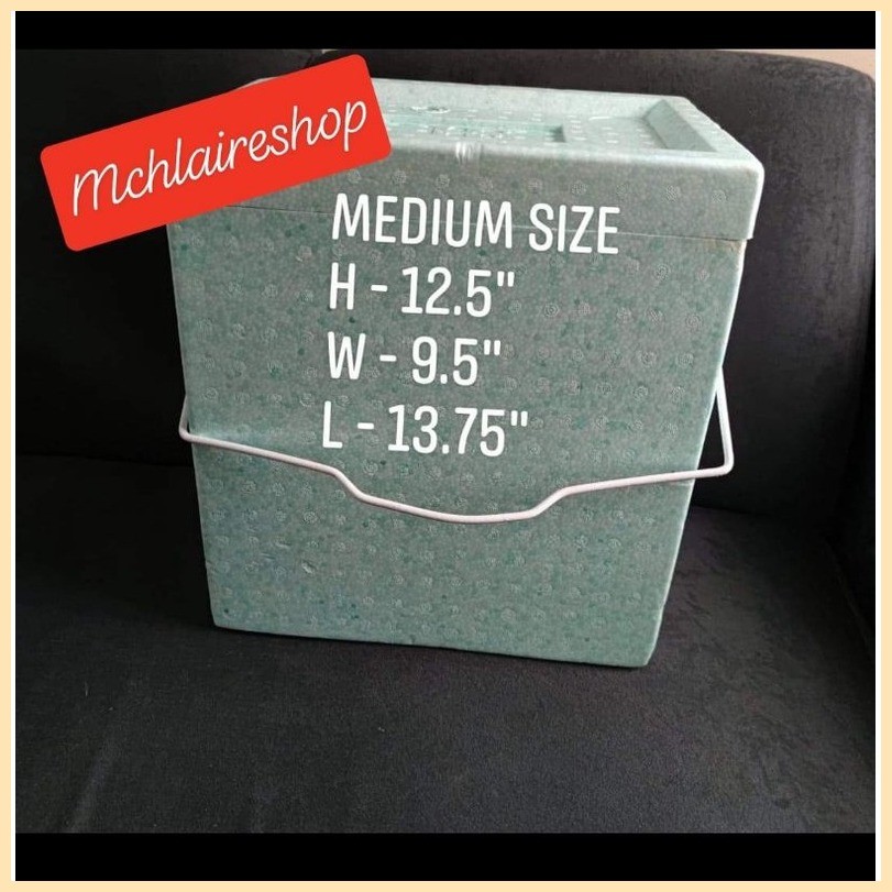 COD STYRO BOX / ICE BUCKET / COOLER | Shopee Philippines