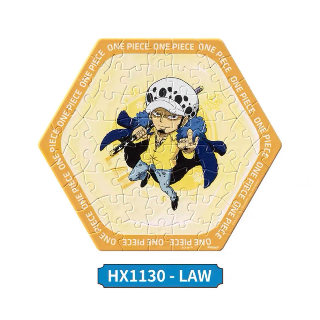3D-JP One Piece Series One Piece Classic Anime Character Hexagonal Wall ...