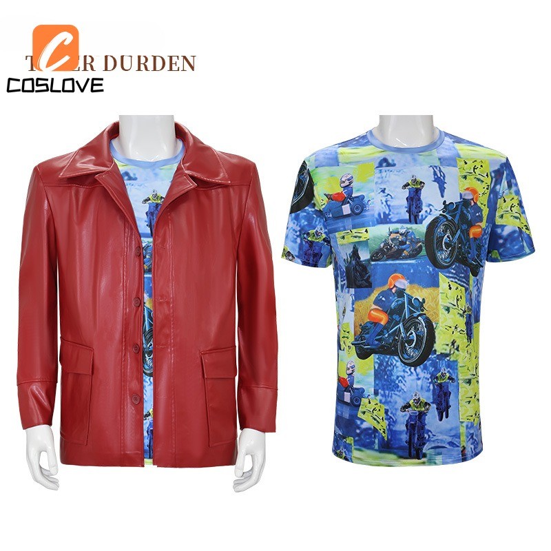 Classic Movie Fight Club Tyler Durden Cosplay Clothing Long Sleeves ...