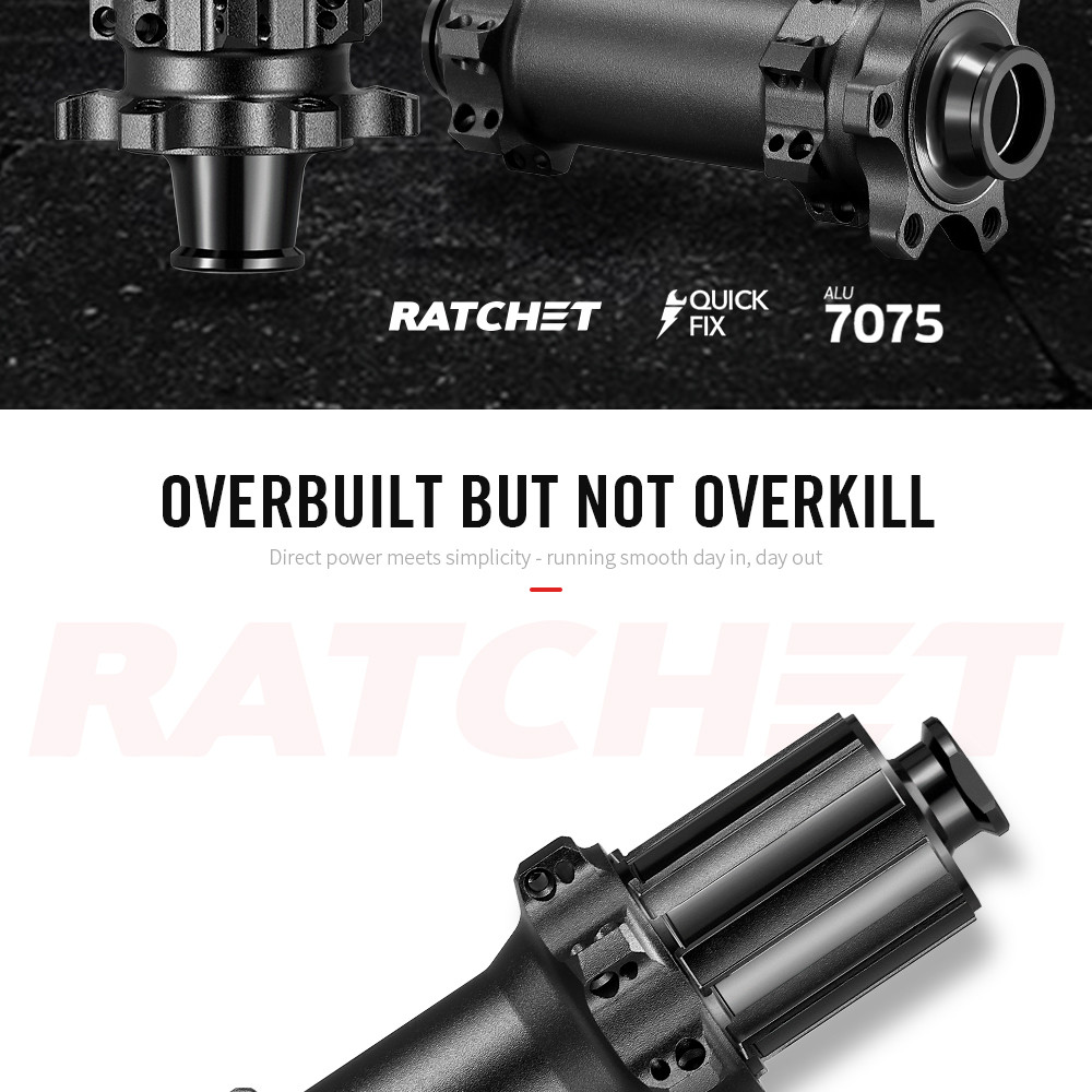 Jawbone MTB Bike Hub Mountain Bike Ratchet Hubset 6 Bolts Boost 12*148 ...