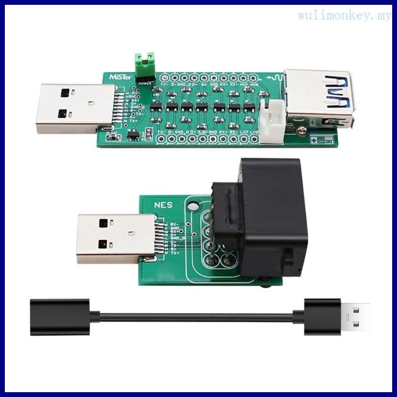 WU Game Controller Conveter for DE10-Nano MiSTerFPGA Mister IO Board ...