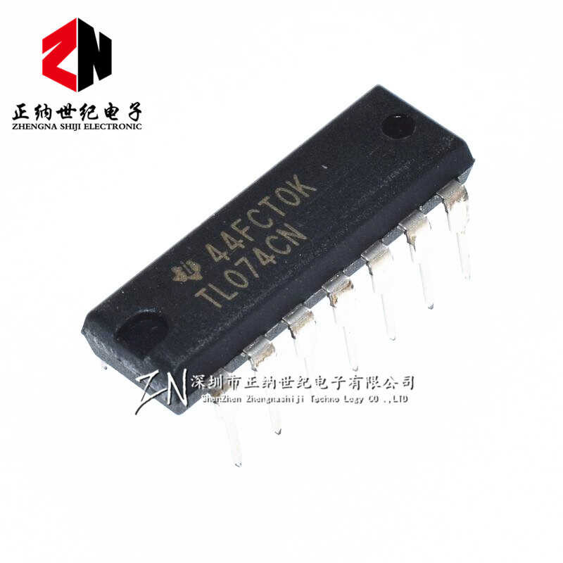 Brand new original TL074CN DIP-14 direct insertion low-power IC four operational amplifier dire ...