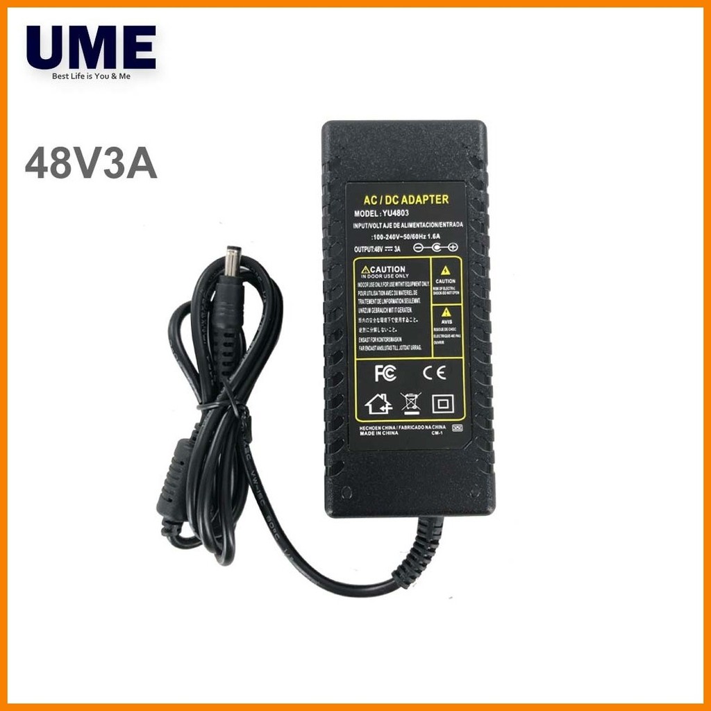 Power Adapter 48V 3A 2A for POE Switch DVR NVR System Over Voltage ...