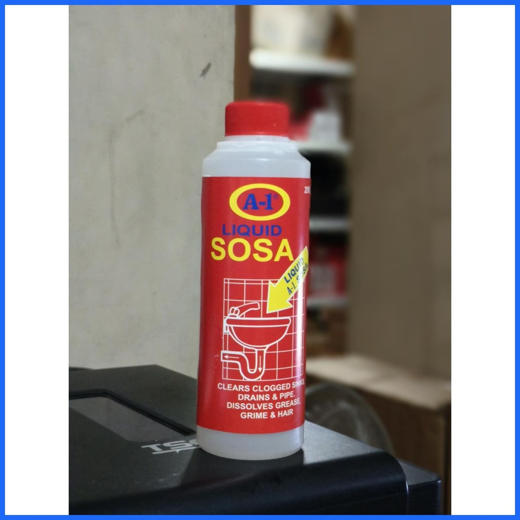 ∟ ☪ Liquid Sosa 250ml (Clears Clogged Sinks / Pang Alis Bara) | Shopee ...