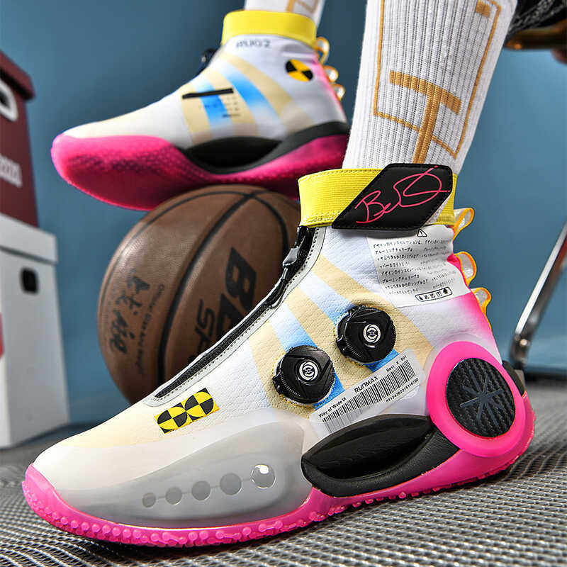 Authentic Goods The Way Of Wade 9 Basketball Shoes Men's High-Top ...