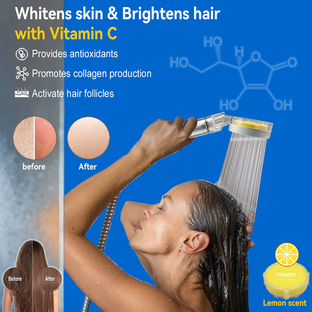 ALTHY Vitamin C Handheld Shower Head Filter,High Pressure SPA Softener ...