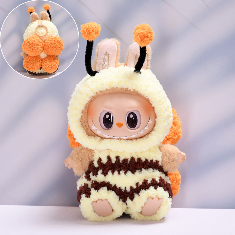 15cm 17cm Labubu Clothes Handmade bee For Labubu V1 V2 Baby Three V3 ...