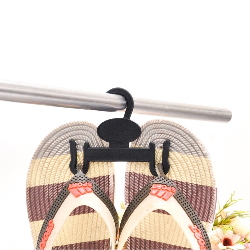 10pcs Durable Flip Flop Hanger Slipper Sandal Shoe Hook Portable Shoes ...