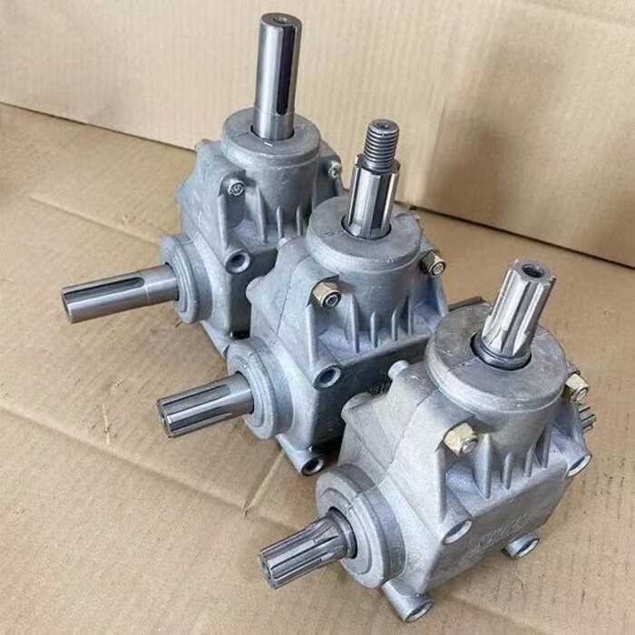 T-Type 1:1 Right Gear Reducer 4 Mod Gearbox Steering Reverser 90 Degree ...
